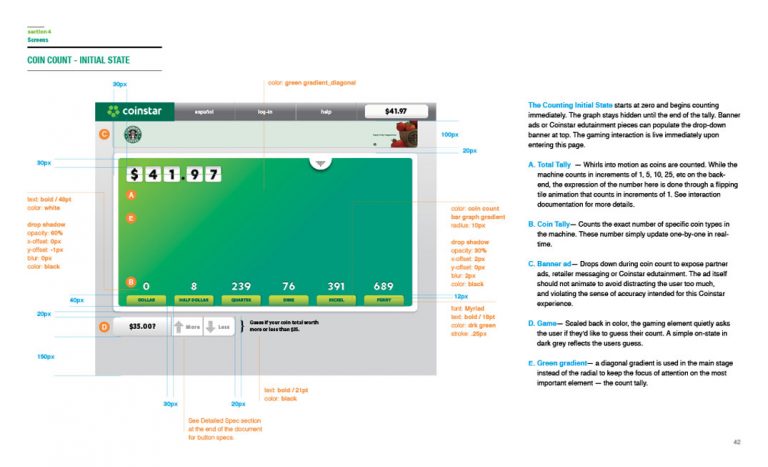 Coinstar Kiosk UI – Marcus Pape | Design + Strategy + Research + Innovation